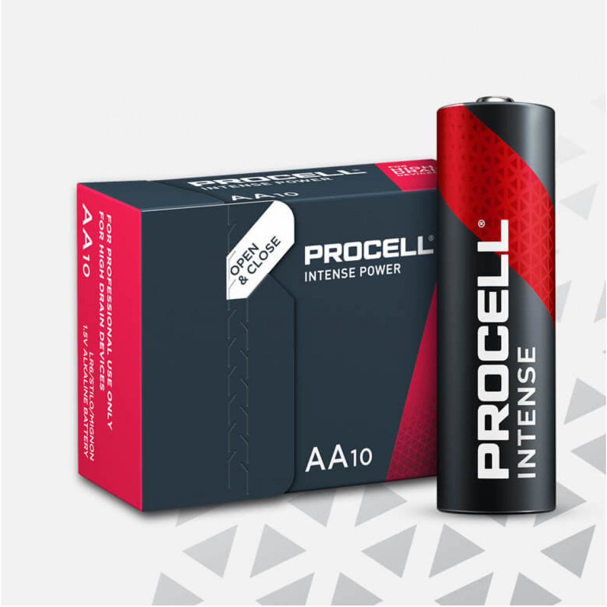 Алкални батерии Duracell Procell Intense PX1500 тип AA (LR6)