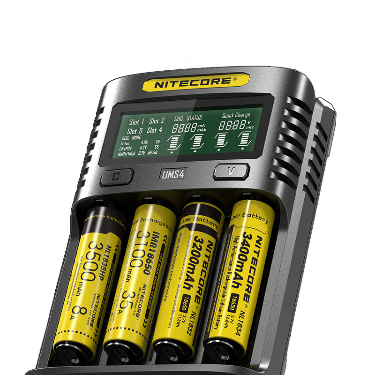 Nitecore UMS2 — универсално USB зарядно устройство с QuickCharge 2.0